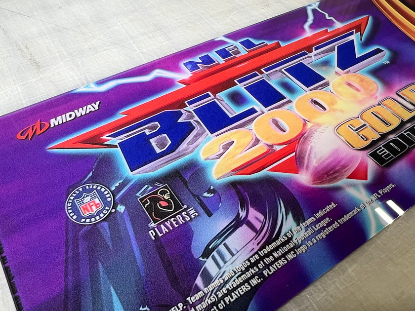 Arcade 1up NFL BLITZ SHOWTIME Replacement Acrylic Marquee – Szabo's Arcades