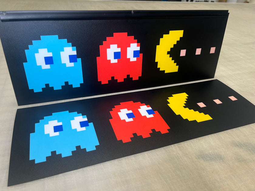 Arcade 1up Pacman Plus J-panel graphic – Szabo's Arcades