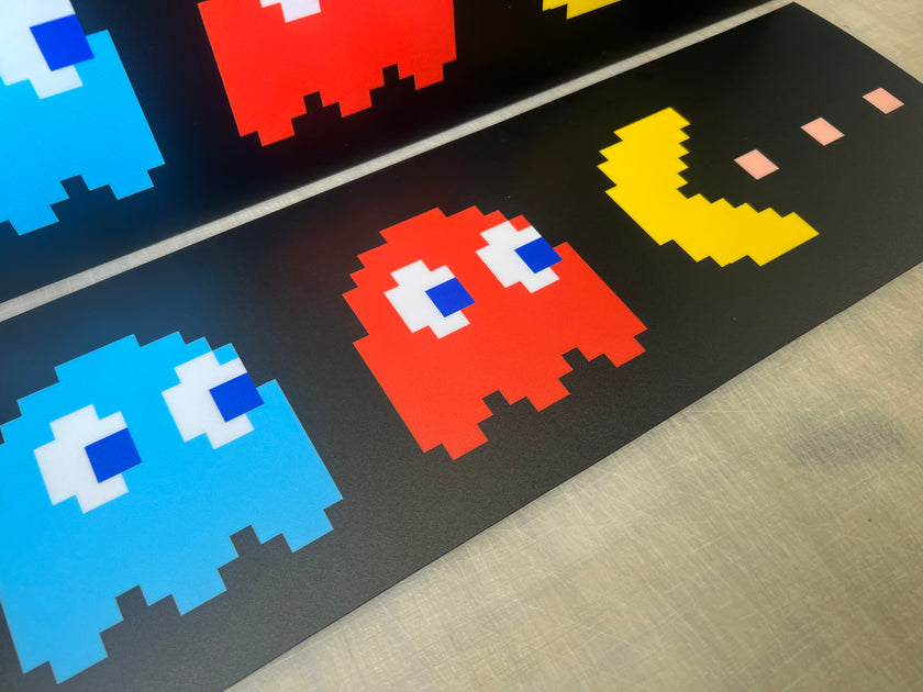 Arcade 1up Pacman Plus J-panel graphic – Szabo's Arcades