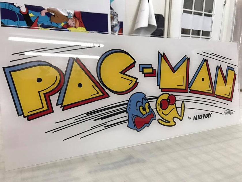 Arcade 1up Pacman Deluxe Marquee – Szabo's Arcades