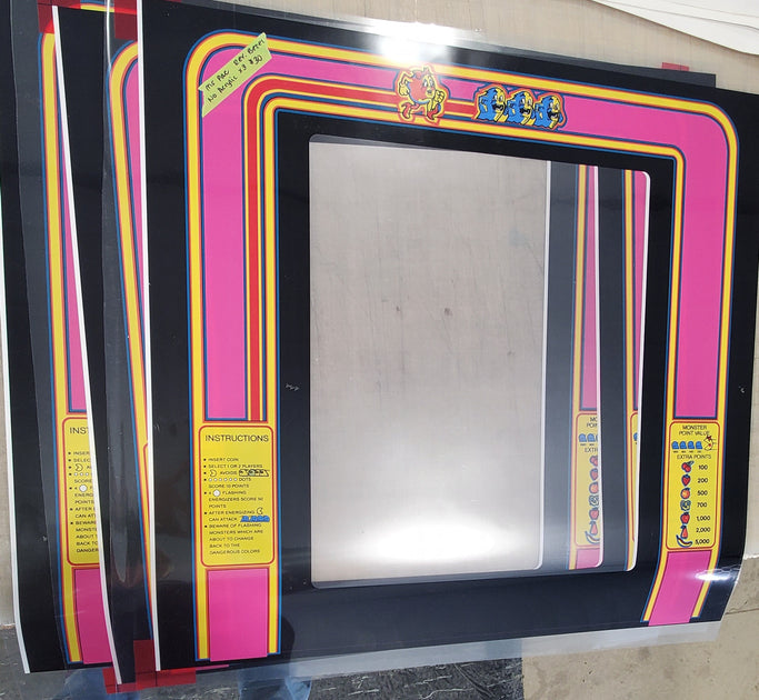 Ms pacman Bezel- Blemishville – Szabo's Arcades