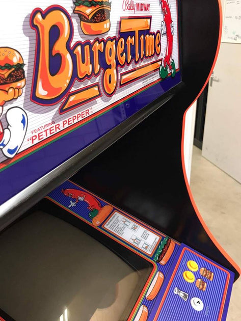 Burger Time - Marquee (full size cabinet) – Szabo's Arcades