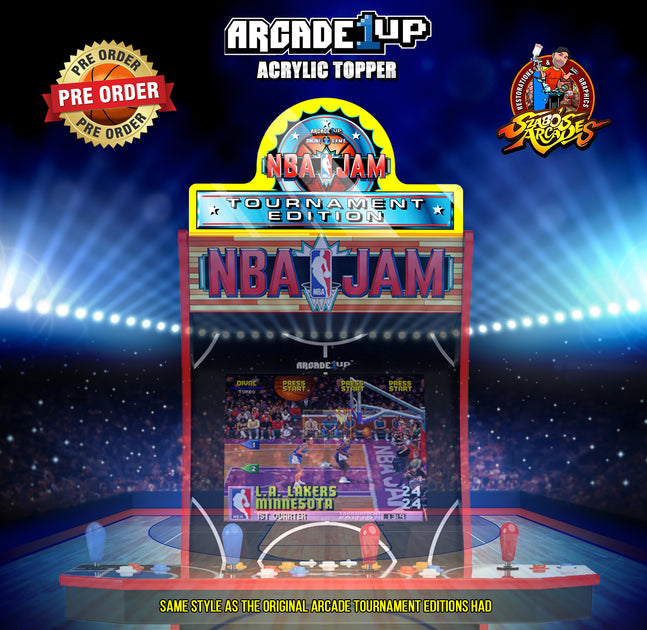 Arcade 1up NBA JAM topper – Szabo's Arcades