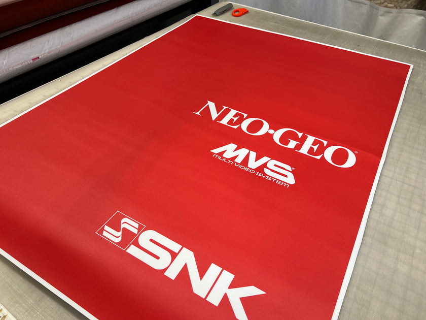 Neo Geo Big Red RIGHT Side Art- Blemishville – Szabo's Arcades