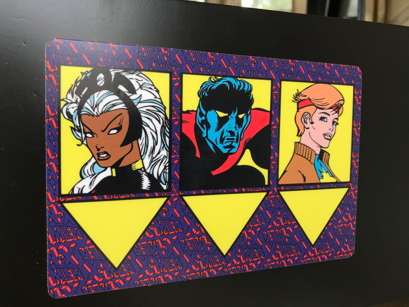 XMen coin door decals – Szabo's Arcades