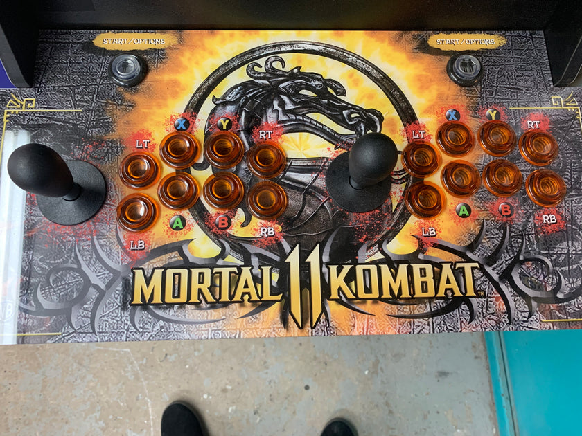 Mortal Kombat 11 Wood Control Panel-Arcade 1 up – Szabo's Arcades