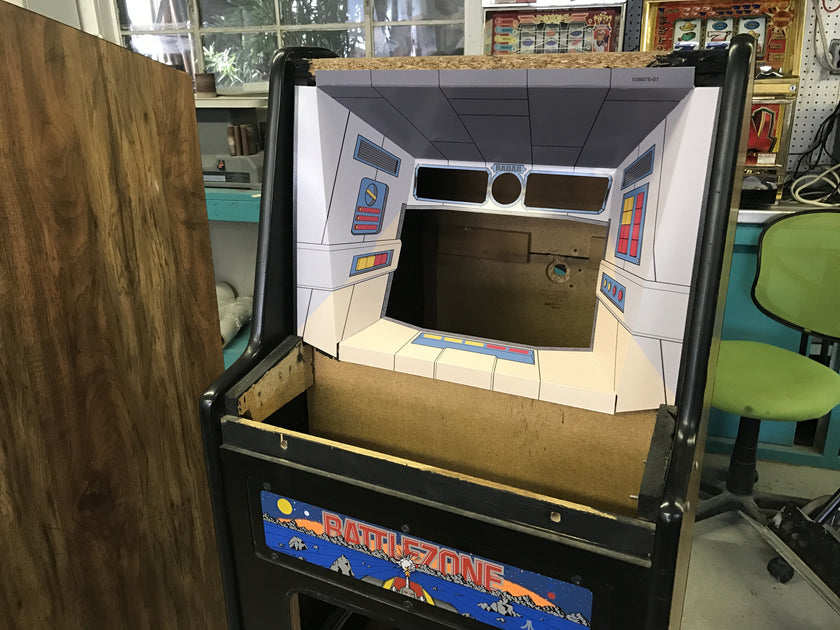 Battlezone cardboard Cabaret Bezel – Szabo's Arcades