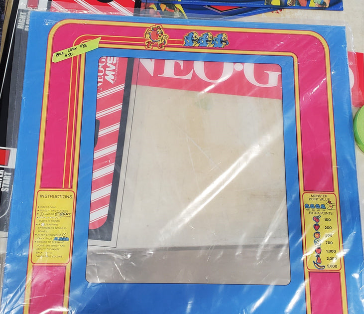 Ms Pacman Reverse Printed Bezel- Blemishville – Szabo's Arcades