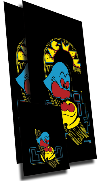 Pacman-Side Art – Szabo's Arcades