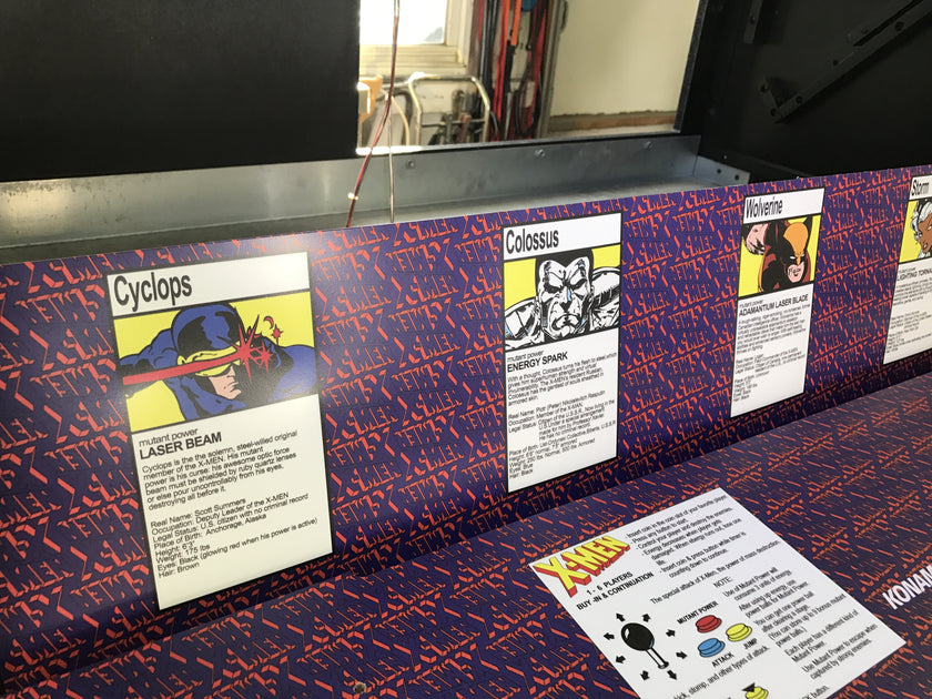 Xmen 6 player Character Panel – Szabo's Arcades