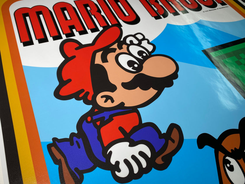 Super Mario Brothers Custom Side Art – Szabo's Arcades