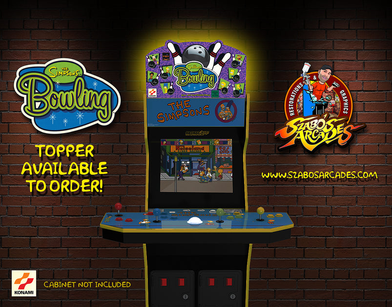 Arcade 1up Simpson’s bowling topper – Szabo's Arcades