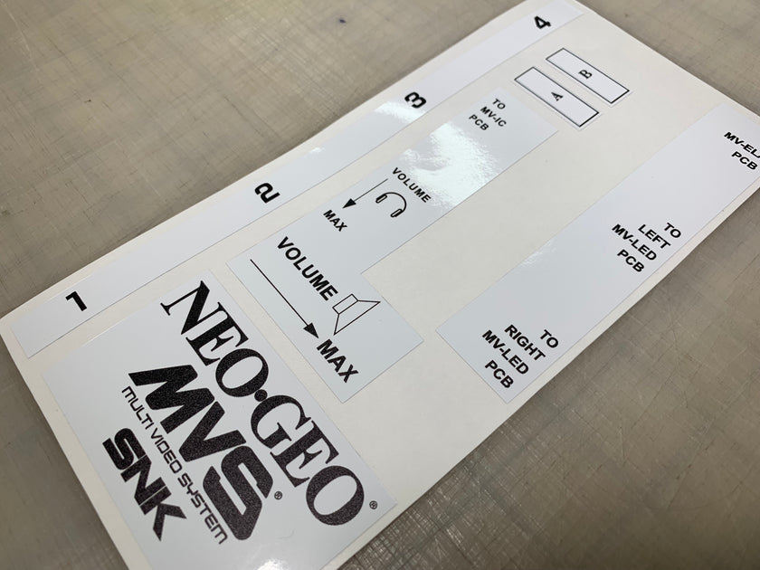 NEO GEO PCB cage stickers – Szabo's Arcades