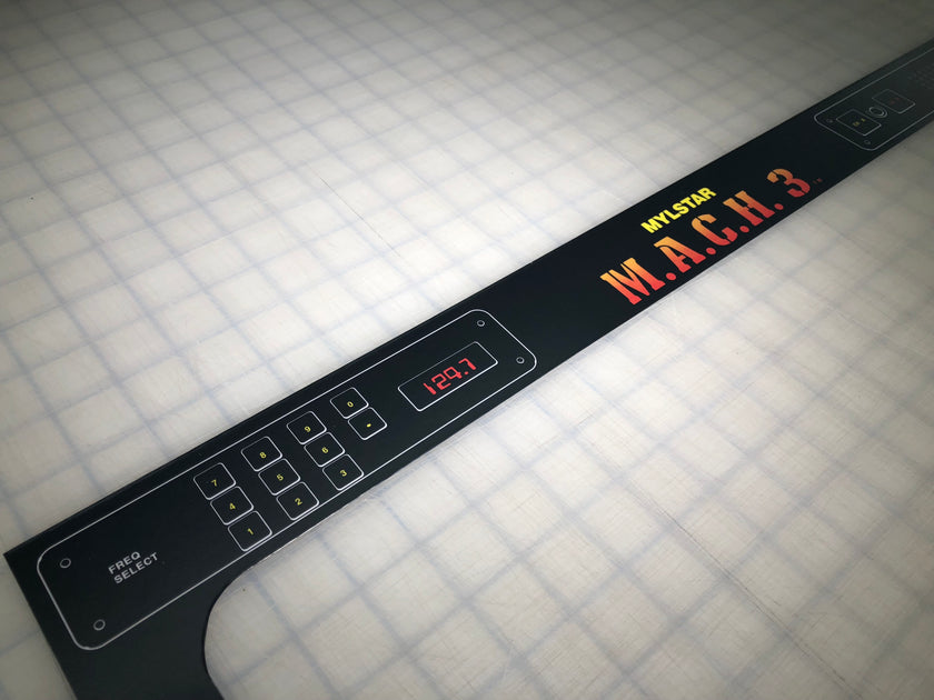 M.A.C.H. 3 cockpit cardboard Bezel – Szabo's Arcades