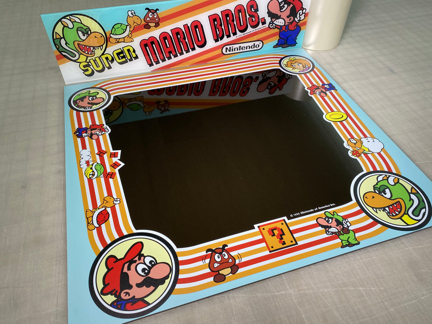 Super Mario brothers custom bezel – Szabo's Arcades