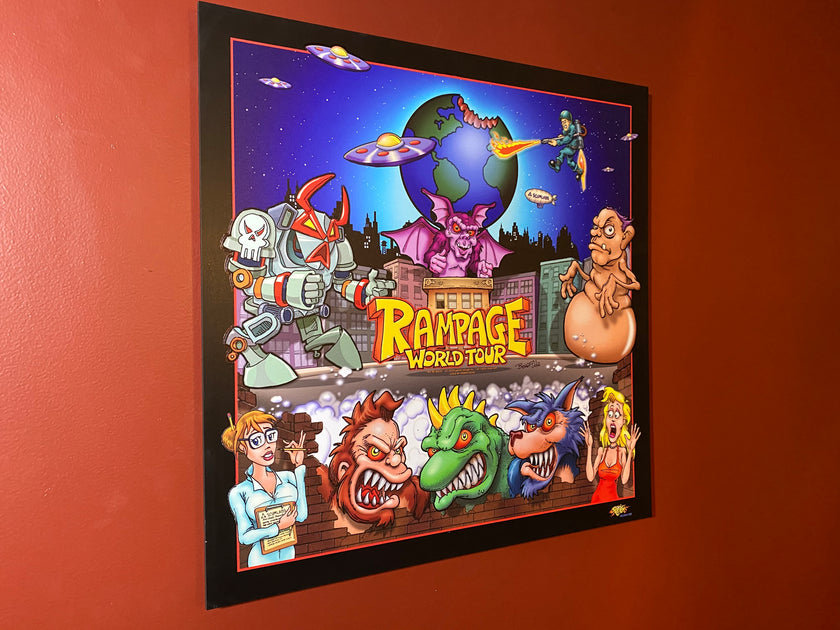 Rampage World Tour wall art – Szabo's Arcades