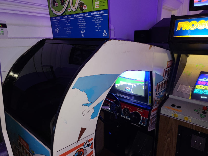 Pole Position cockpit rear plexi panel – Szabo's Arcades