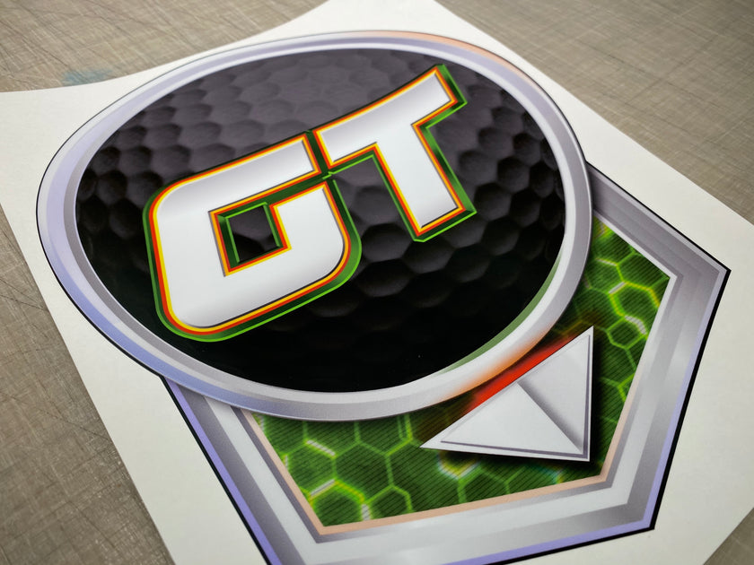 Golden Tee 2020 front decal – Szabo's Arcades