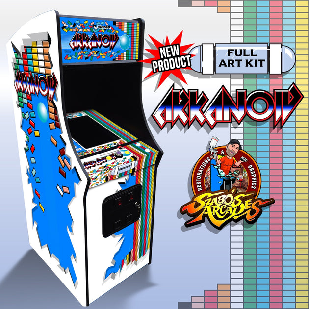 Arkanoid custom- CPO, Bezel and Marquee – Szabo's Arcades
