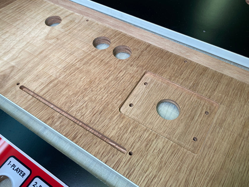 Nintendo wood control panel – Szabo's Arcades