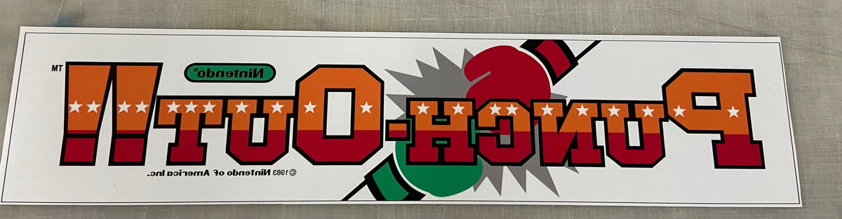 Nintendo Punch Out Marquee – Szabo's Arcades