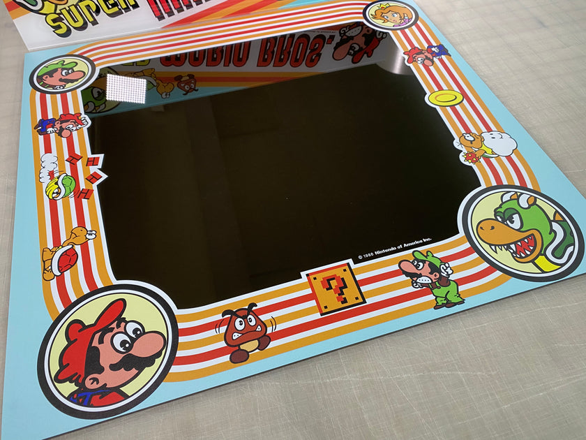 Super Mario brothers custom bezel – Szabo's Arcades