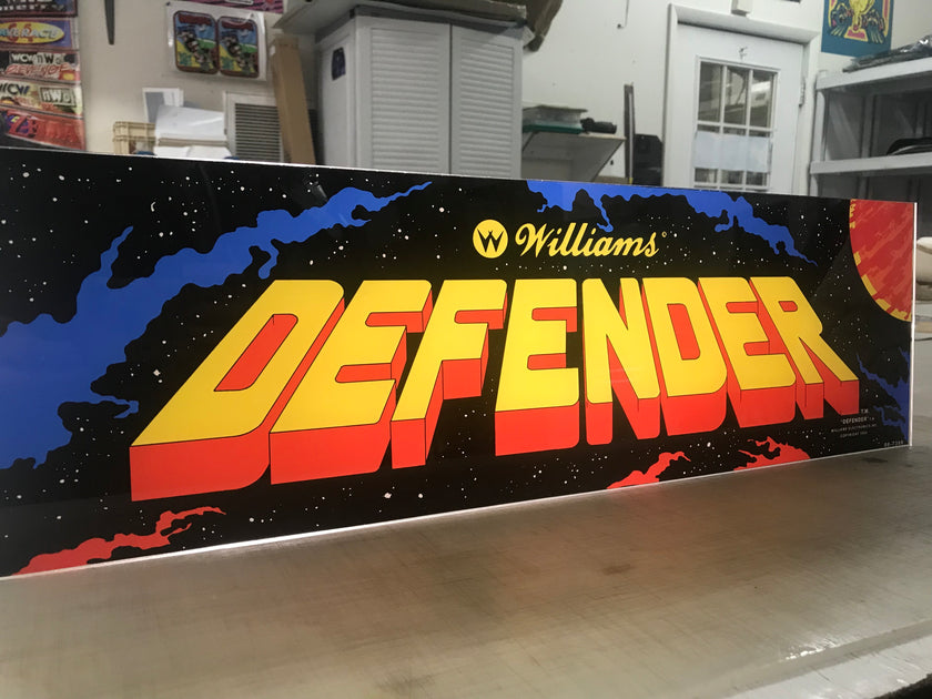 Defender Marquee (full size cabinet) – Szabo's Arcades