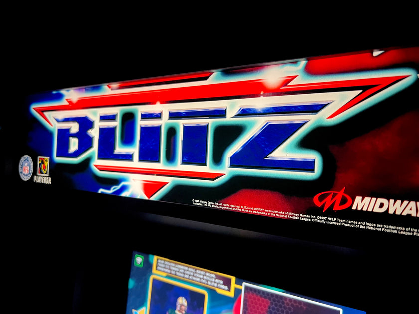Arcade 1up NFL BLITZ Replacement Acrylic Marquee – Szabo's Arcades