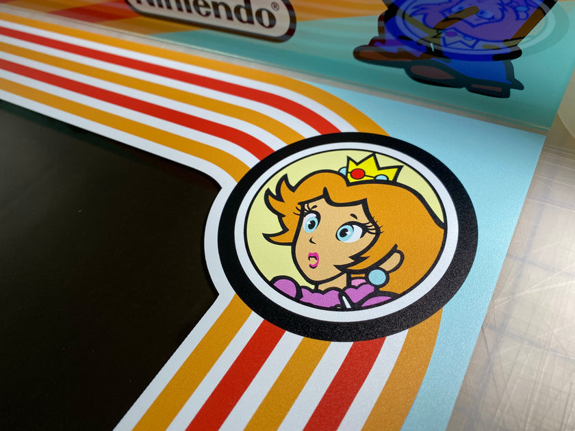 Super Mario brothers custom bezel – Szabo's Arcades