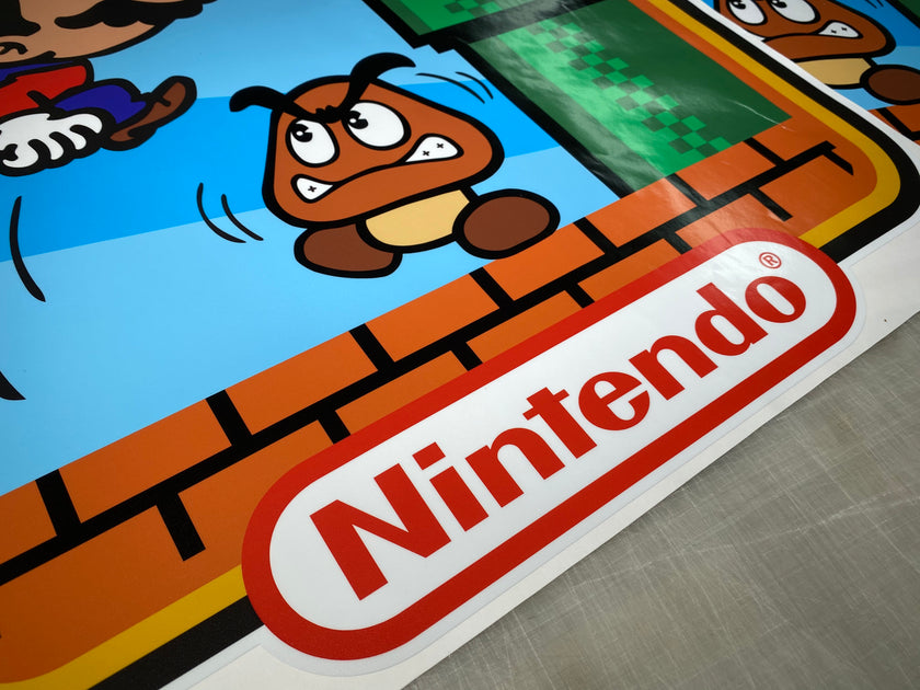 Super Mario Brothers Custom Side Art – Szabo's Arcades