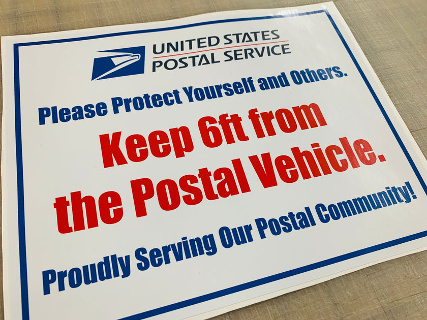 USPS Safety Vehicle decal – Szabo's Arcades