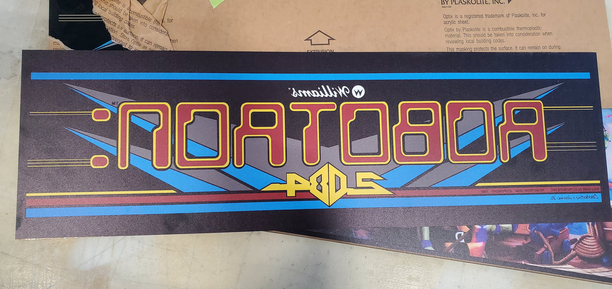 Robotron Full size Marquee- Blemishville – Szabo's Arcades